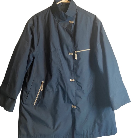 TravelSmith | Jackets & Coats | Vintage Blue Lined Travelsmith Jacket ...